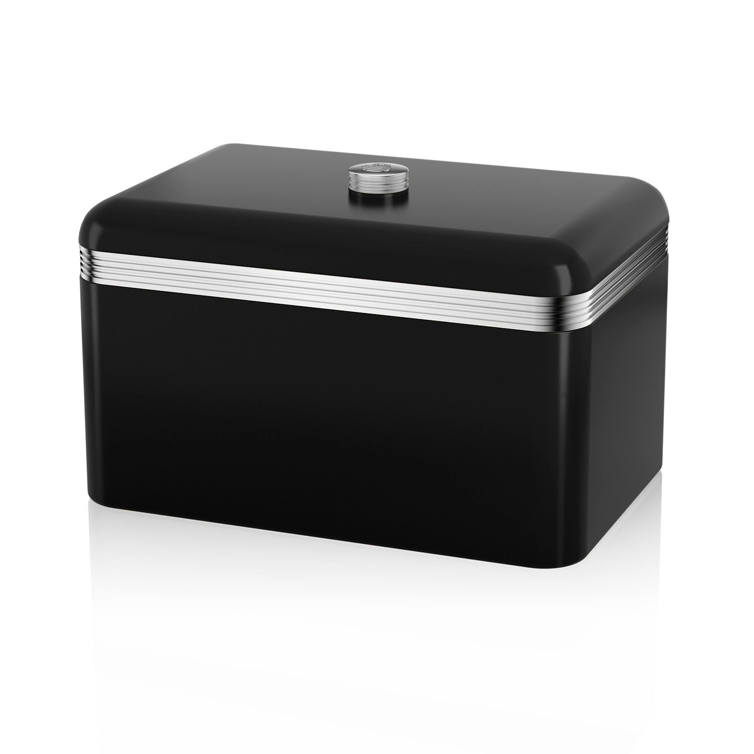 Swan Retro SWKA1010BN Panera de Mesa para Guardar Pan, Capacidad 18 ...