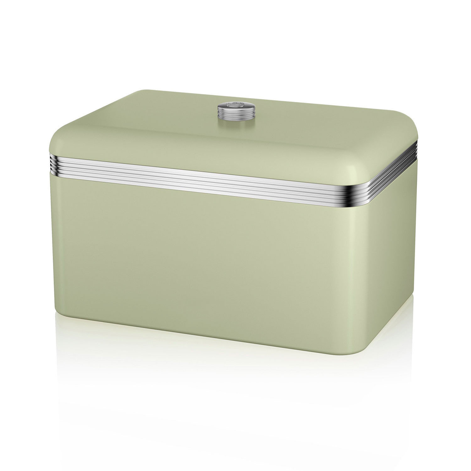 Swan Retro SWKA1010GN Panera de Mesa para Guardar Pan, Capacidad 18 ...